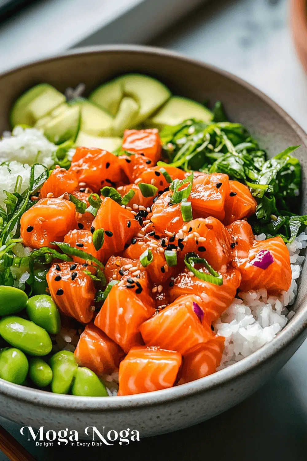 Salmon Poke Bowl: A Fresh and Flavorful Delight - Moganoga