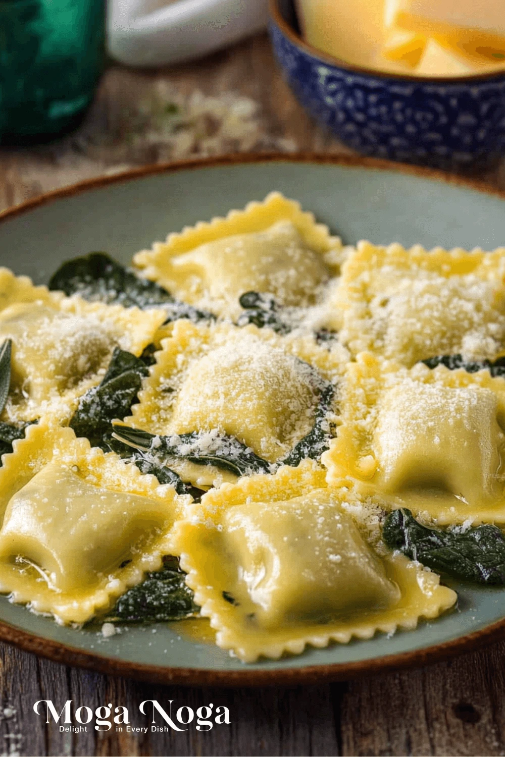 How to Make Spinach and Cheese Ravioli from Scratch - Moganoga