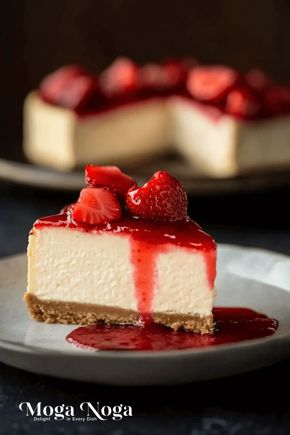 Strawberry Cheesecake Recipe – Creamy, Rich, and Easy to Make - Moganoga